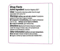 Aconitum Napellus 30C