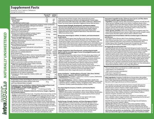intraMAX 2.0 (Naturally Unsweetened)